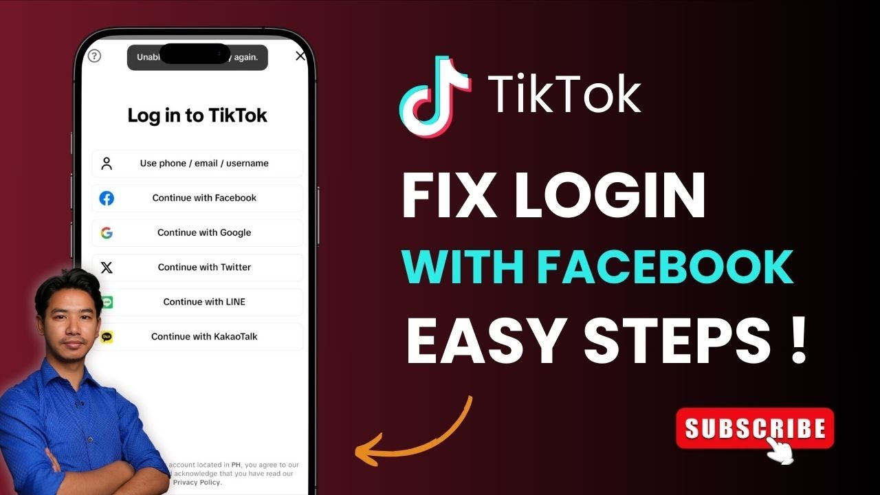 TikTok Facebook Login Problem - TikTok Login Problem With Facebook ...