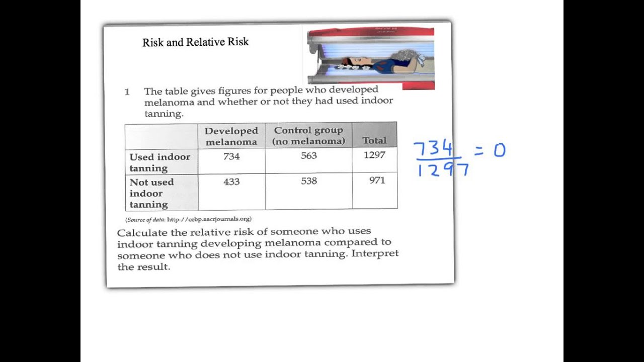 Probability Risk and Relative Risk - YouTube