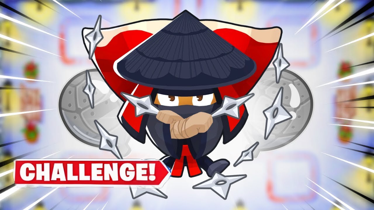 I TRIED The NINJA Only CHALLENGE In BTD 6!! - YouTube