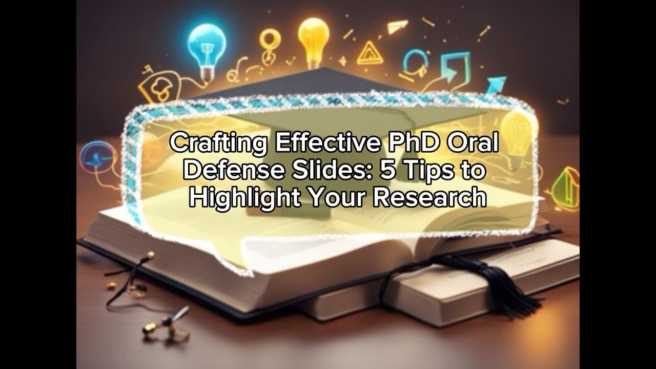 Crafting Effective PhD Oral Defense Slides: 5 Tips to Highlight Your ...