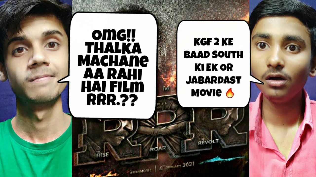 RRR - Motion Poster | Reaction & Review | NTR | Ram Charan | Ajay Devgn ...