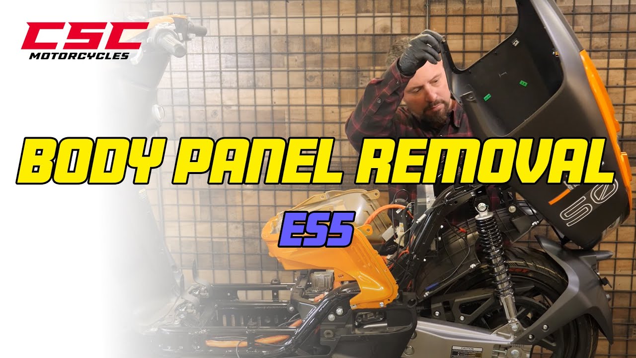 How to Remove the ES5 Electric Scooter Body Panels - YouTube