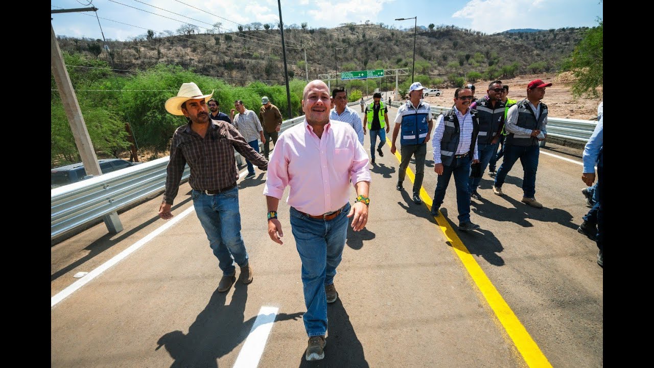 Entregamos el puente vehicular de Tepec, en Bolaños - YouTube