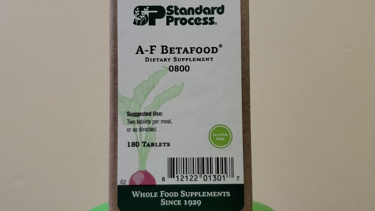 Standard Process AF Betafood - YouTube