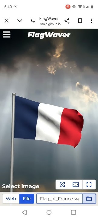 France Flag Waving 🇫🇷 #flagwaver - YouTube