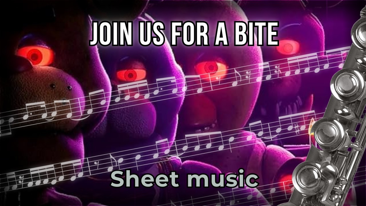 Join Us for a Bite – FNAF Song | Flute Cover + Sheet Music - YouTube