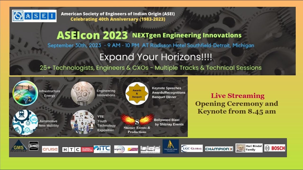 ASEIcon 2023 NEXTgen Engineering Innovations, National Convention 2023 : Session 1 - YouTube