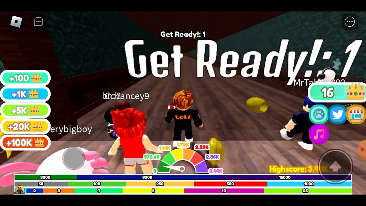 playing doors race clicker - YouTube