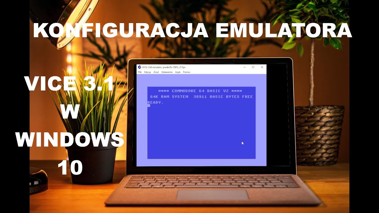 Konfiguracja emulatora Commodore 64 VICE w wersji 3.1, w systemie ...
