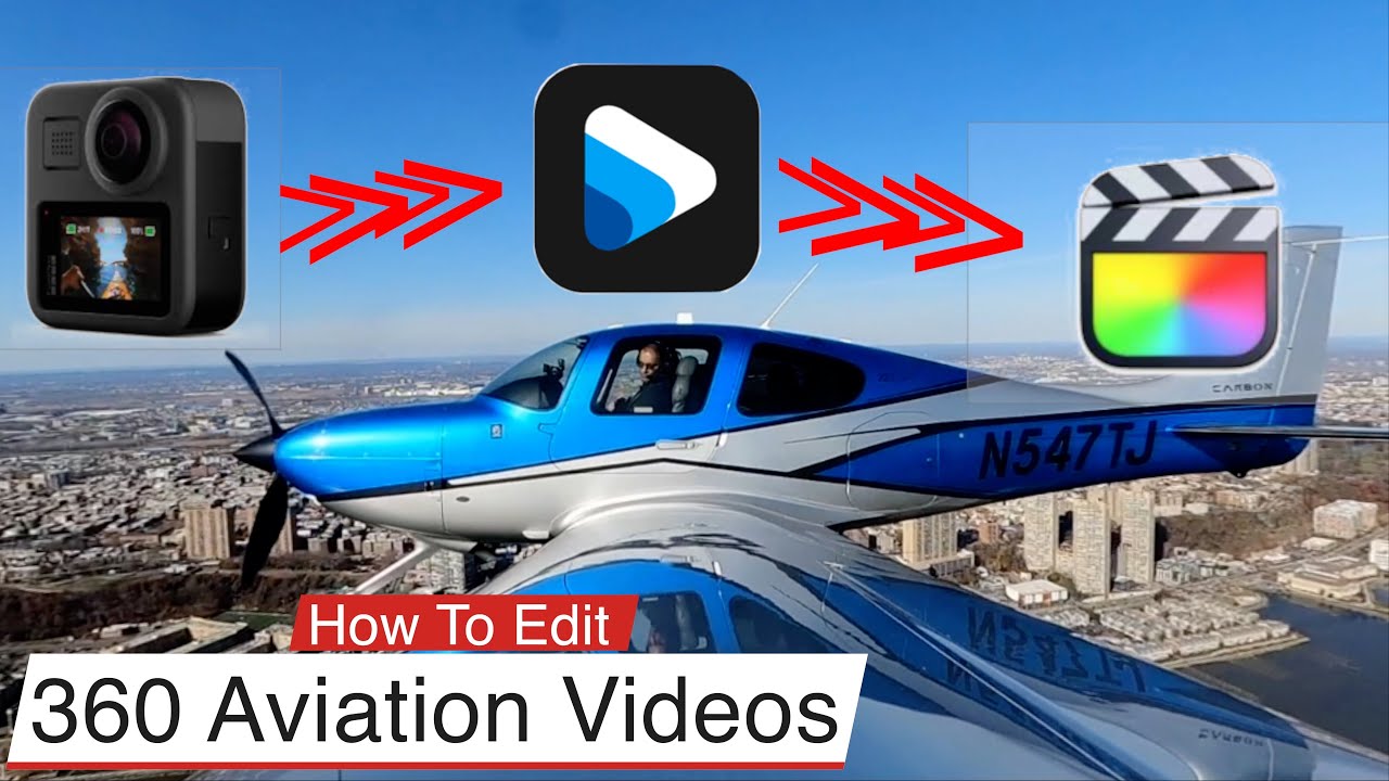 How to Edit 360 Aviation Videos - YouTube