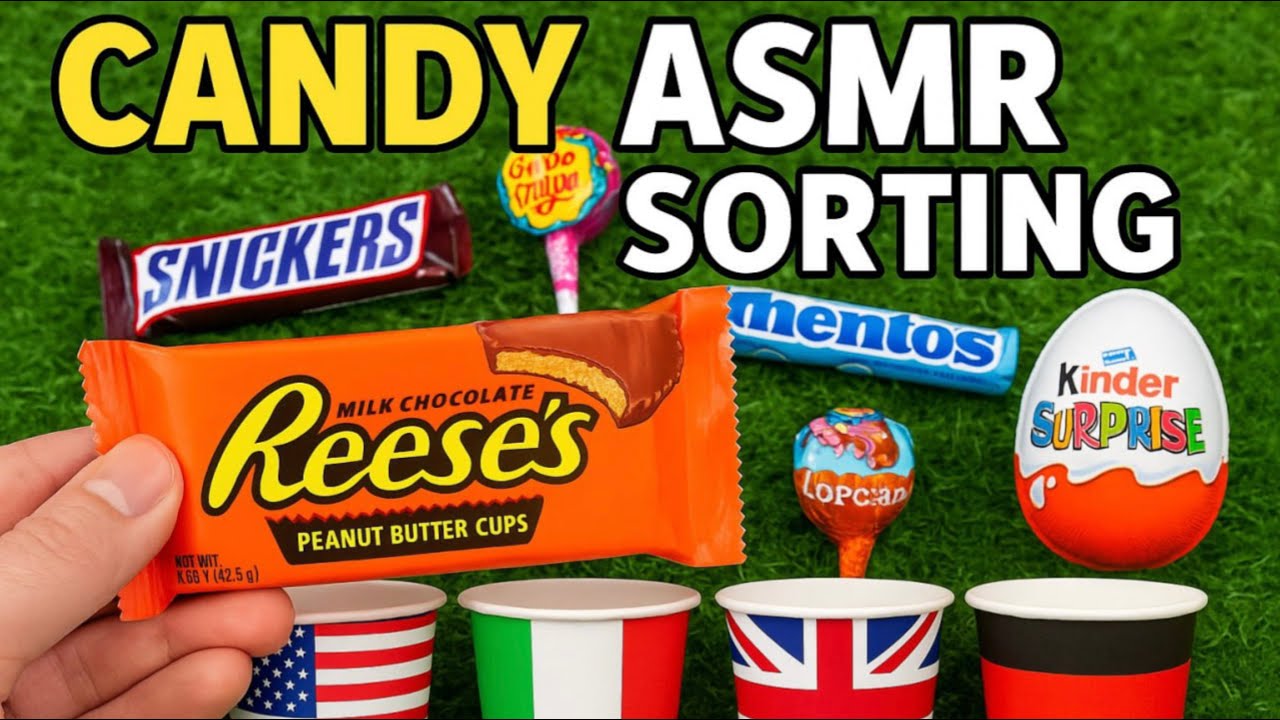 I Sorted Famous Candies by Country... The Sounds Will Blow Your Mind 🌍🍬 ...