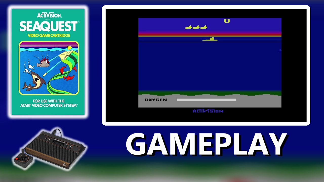 Seaquest (Atari 2600) Gameplay - YouTube