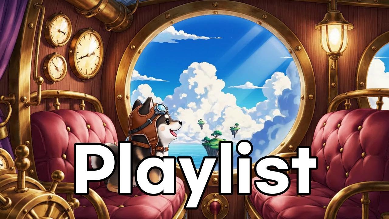 [Playlist] Floating Sky Island Lofi ☁️ Relaxing Beats to Study & Sleep - YouTube