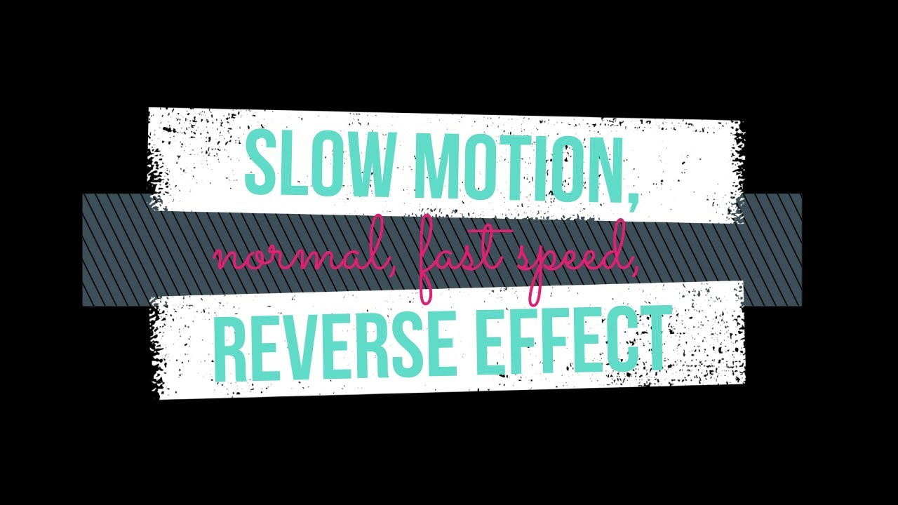 FILMORA SLOW MOTION, NORMAL, FAST SPEED AND REVERSE EFFECT - YouTube