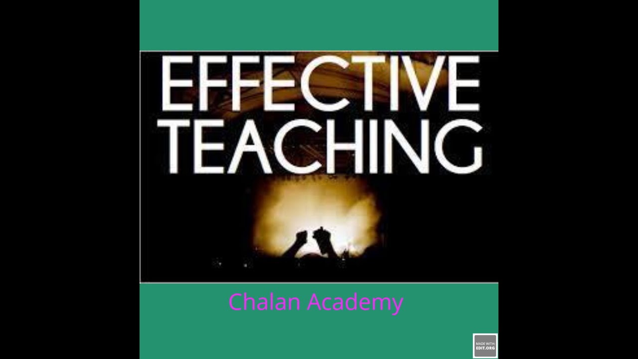 Characteristics Of Effective Teaching YouTube Characteristics Of Effective Teaching YouTube