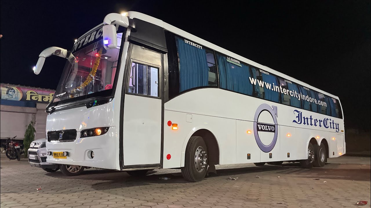 INDORE To PUNE | Less than 12 Hours | SuperFast Intercity Volvo B9R ...