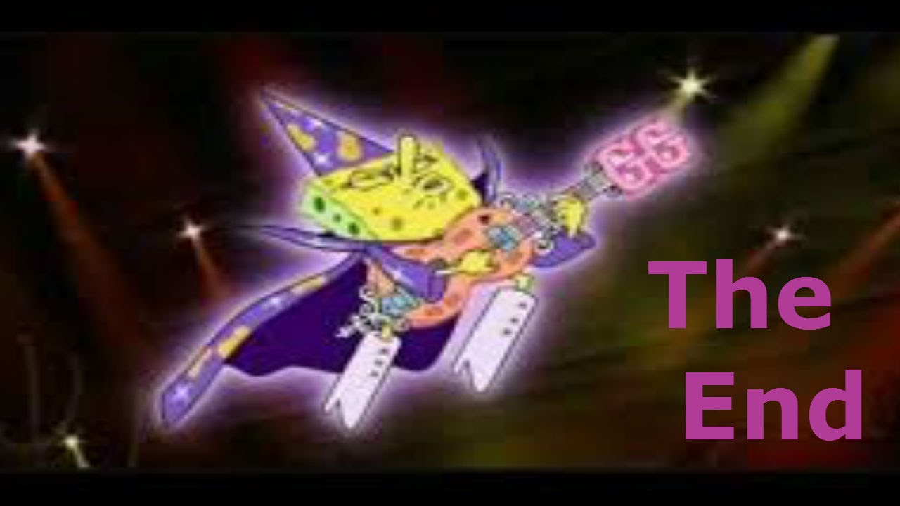 Spongebob movie game The End Goofy Goober Rock - YouTube