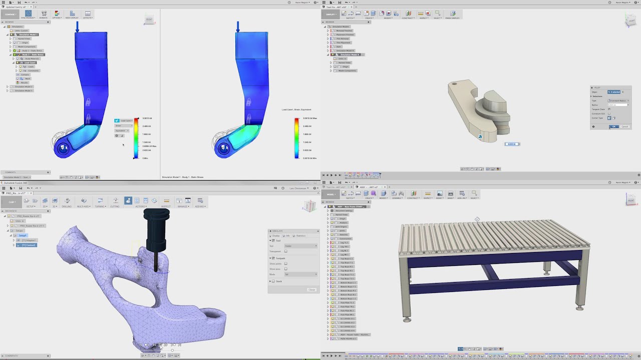 Autodesk Fusion demo: simulazione - YouTube
