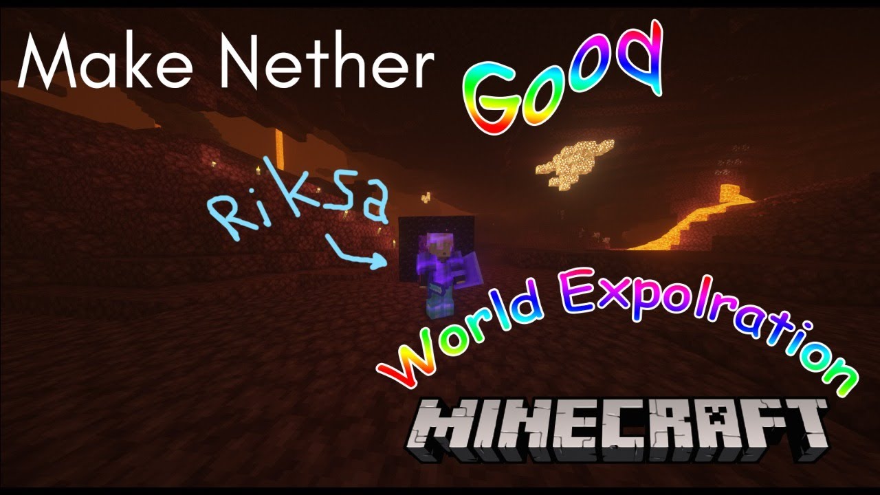 (Minecraft) Nether bad? Make good nether!【NIJISANJI ID】 - YouTube