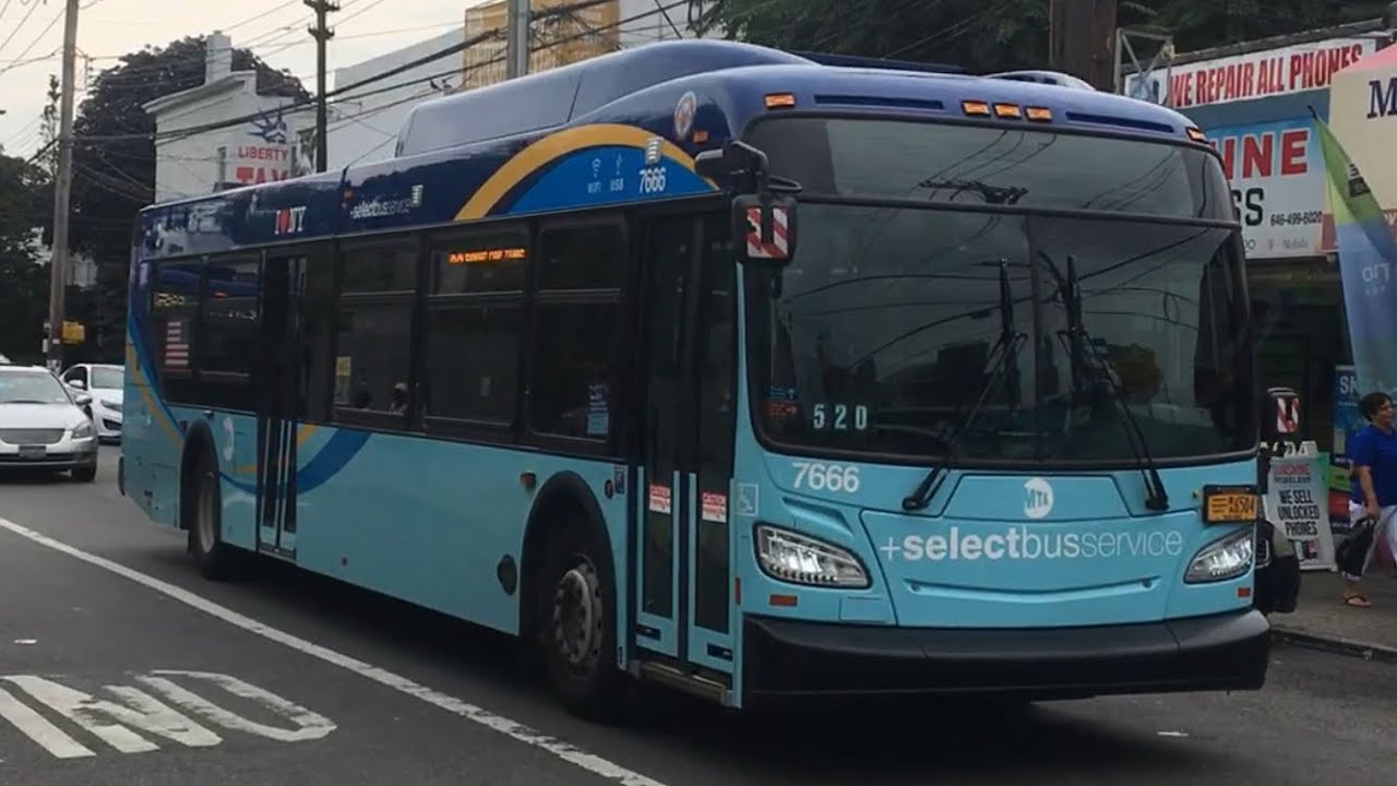 MTA NYC Bus New Flyer XD40 #7666 B82-SBS - YouTube
