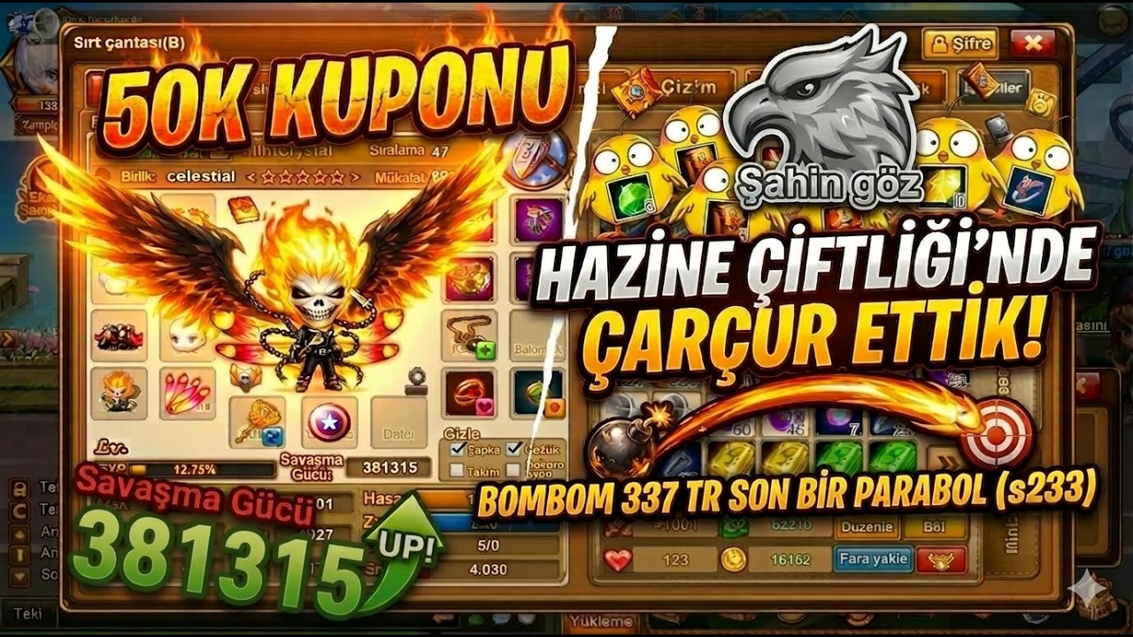 50K Kuponu Hazine Çiftliği’nde Çarçur Ettik - Bombom 337 Tr Son Bir ...