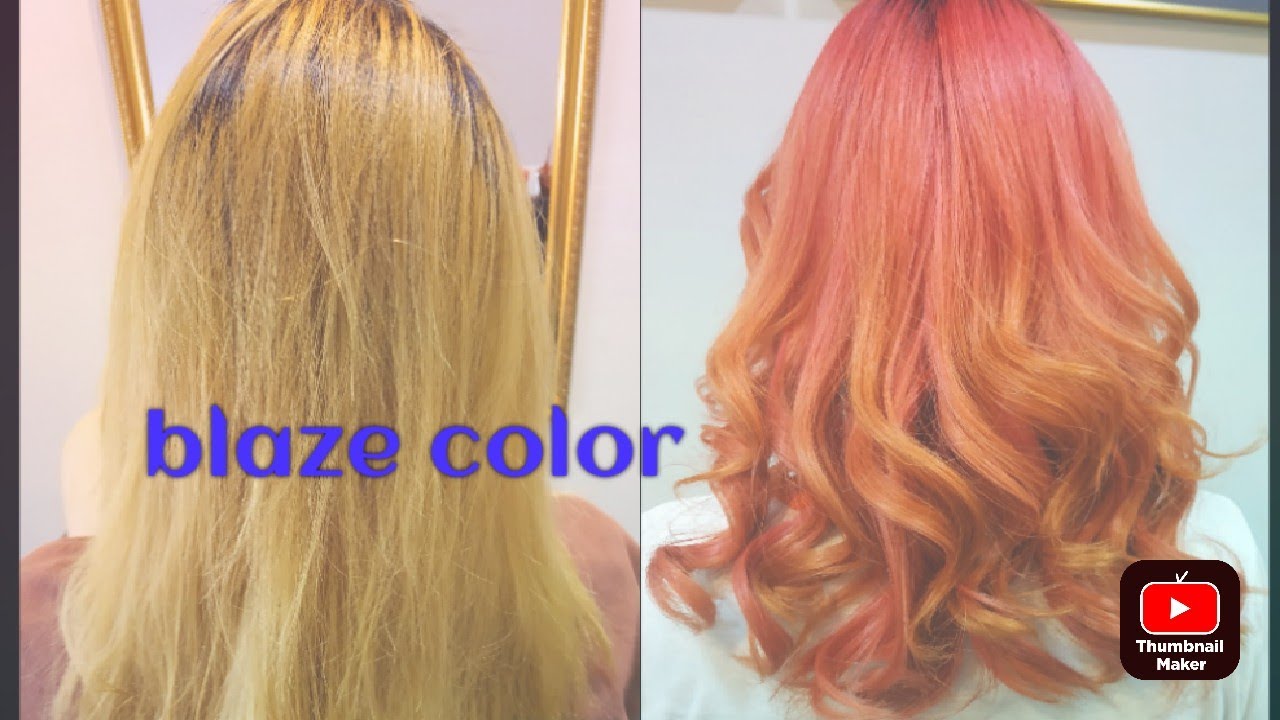 blaze color ဆိုးနည်း အဆင့်ဆင့်..ဆေးစပ်နည်းပါထည့်ပေးထားပါတယ်..#color # ...