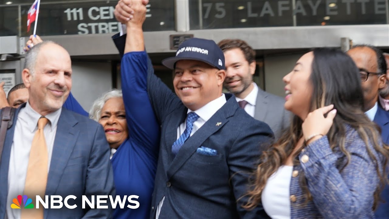 New York judge exonerates man wrongfully convicted of murder - YouTube