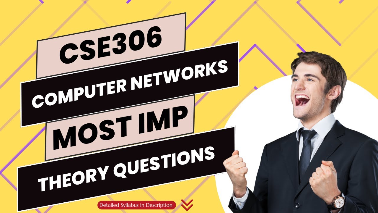 Computer Networks Cse306 Most Imp Theory Questions Youtube