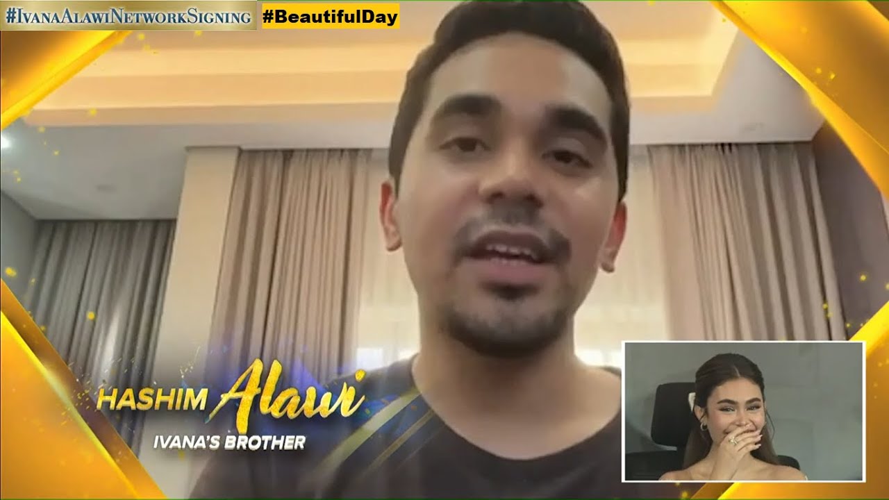 A #beautifulday with Ms. Ivana Alawi. Well wishes and congratulations from Mr. Hashim Alawi ...