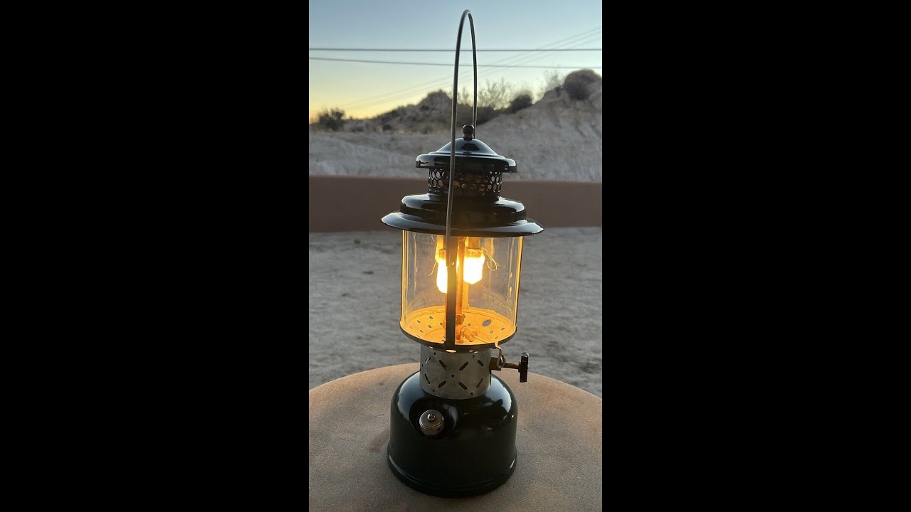 Coleman 220D Lantern Dated A 51 - YouTube