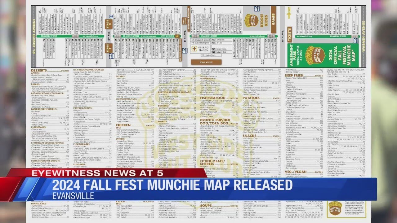Fall Festival nears as 'revamped' Munchie Map is released - YouTube