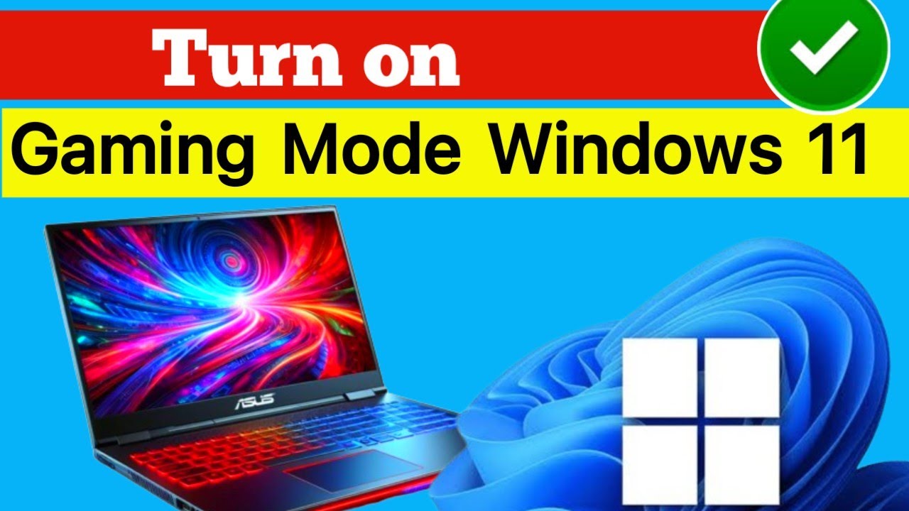 how to turn on game mode in pc | optimize gaming laptop windows 11 ...
