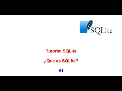 Tutorial SQLite3 2023 N° 1 ¿Qué es SQLite? - YouTube
