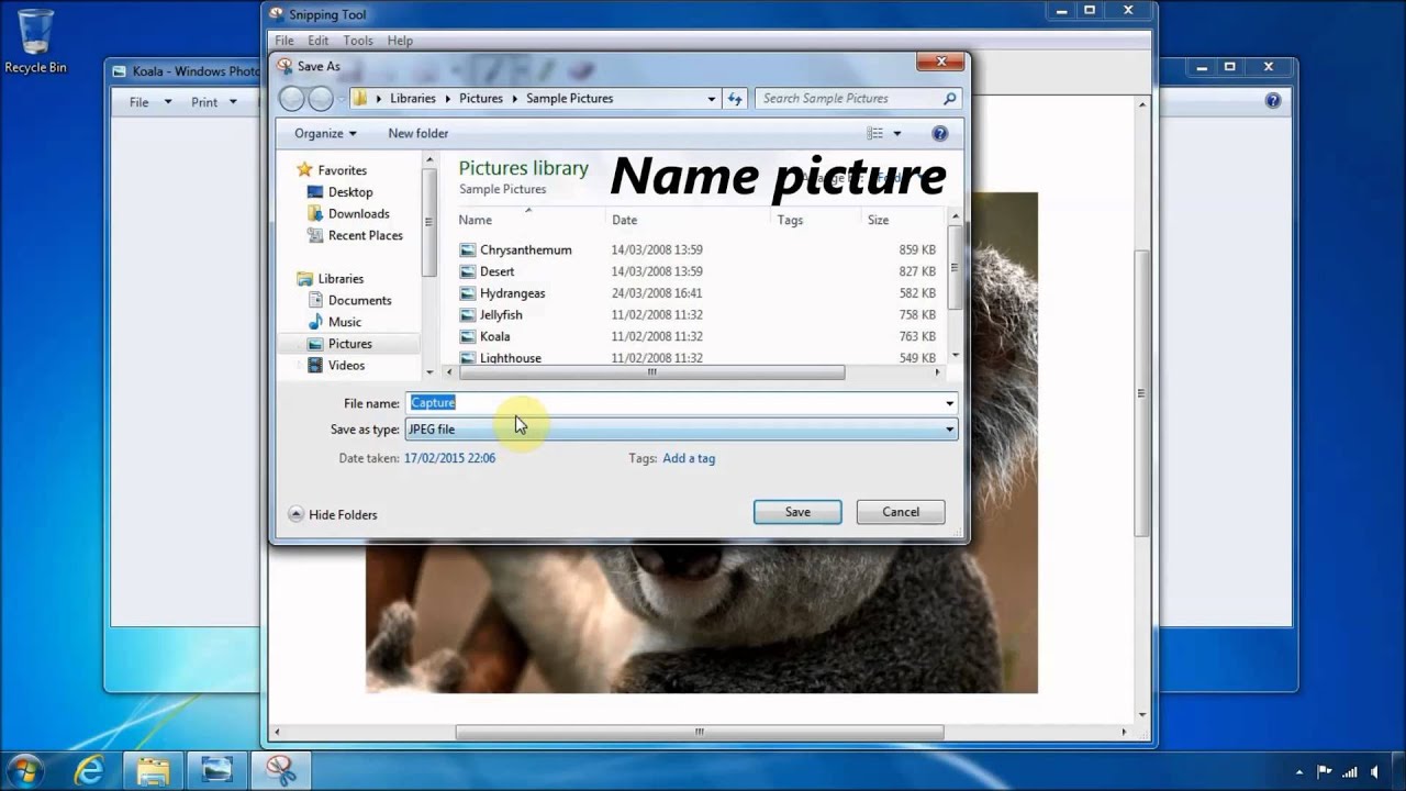 Windows 7 Make Photo Smaller In Size Using Snipping Tool YouTube Windows 7 Make Photo Smaller In Size Using Snipping Tool YouTube