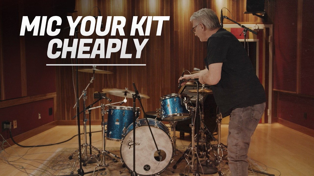 How To Mic A Drum Kit On A Budget: John McBride - YouTube