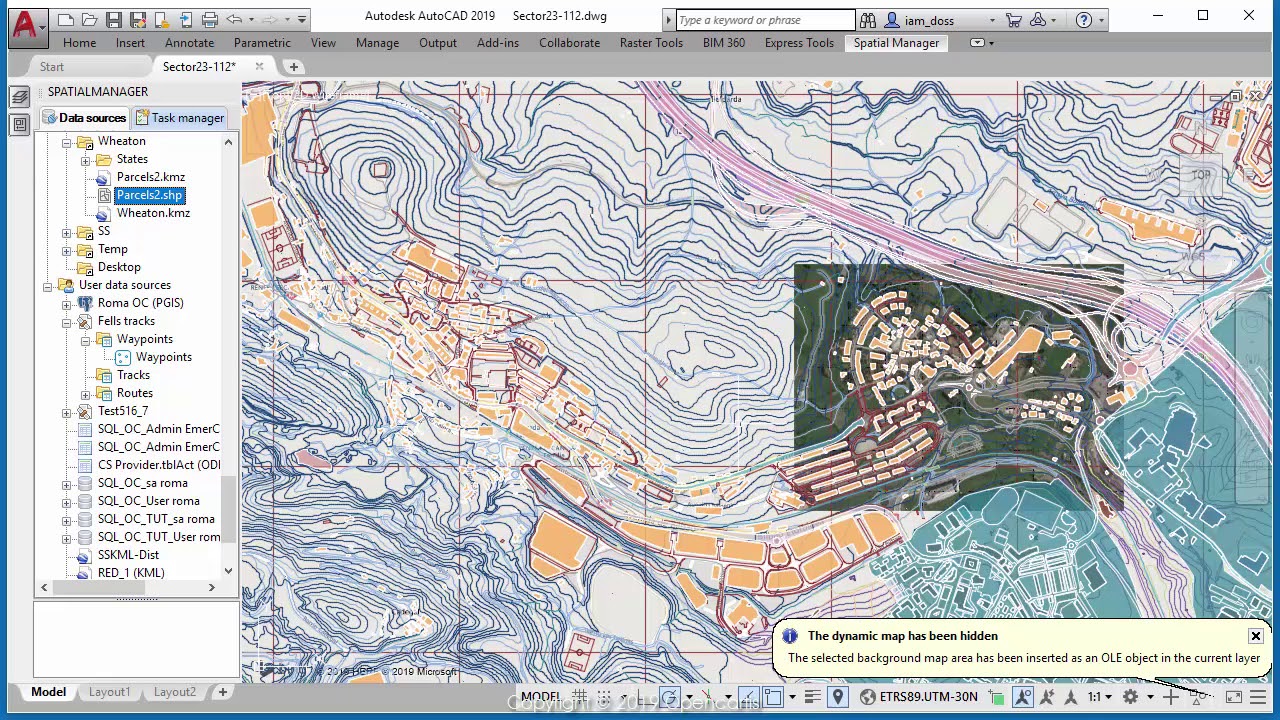 Custom areas and OLE objects when Snapshoting (AutoCAD) - Spatial ...