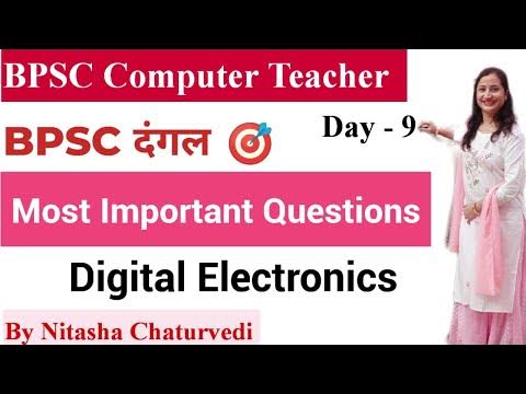 Bihar BPSC Computer Teacher #9 Most Important Questions #digitalelectronics #bpsccomputerteacher ...