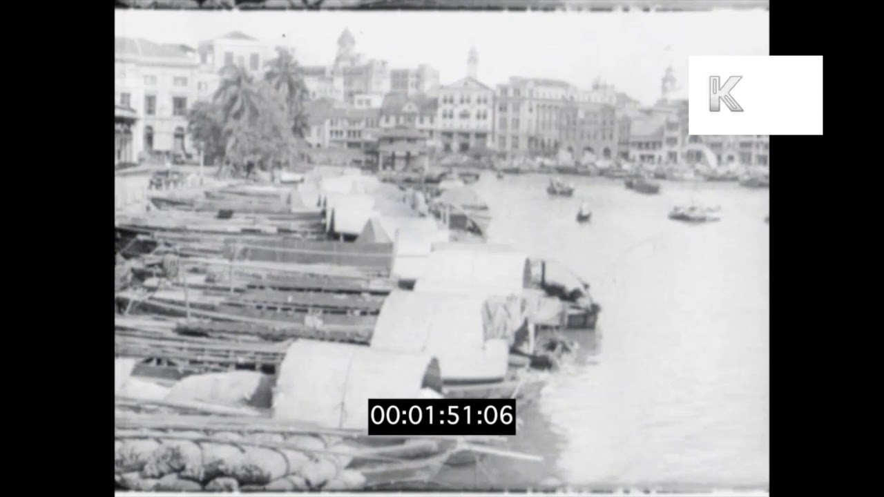 1930s Singapore, from 16mm - YouTube