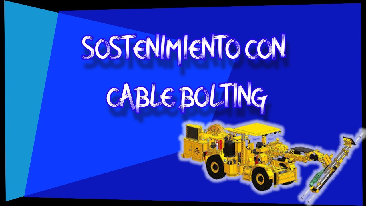 Sostenimiento con Cable Bolting - YouTube