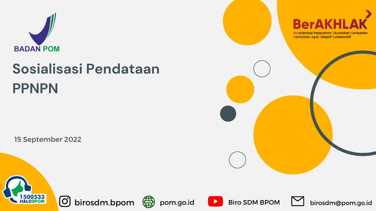 Sosialisasi Pendataan PPNPN - YouTube