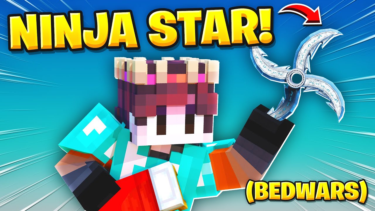So They Added NINJA STARS to Minecraft Bedwars... - YouTube
