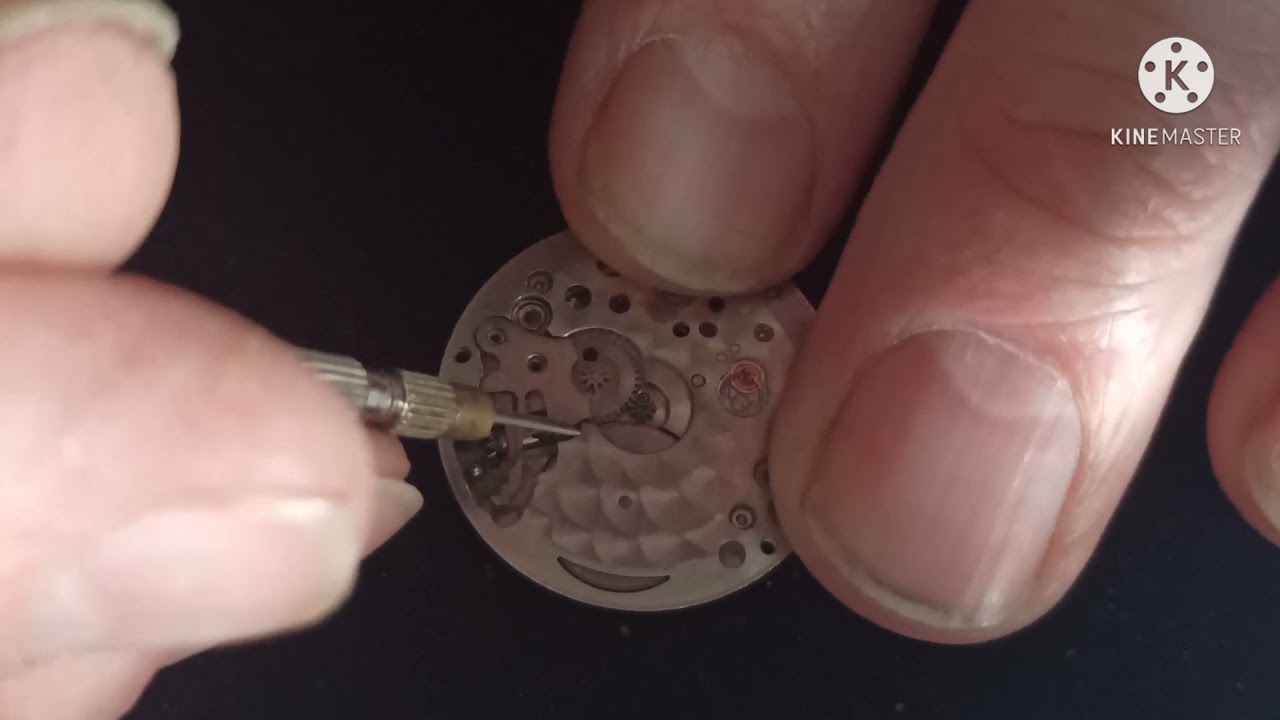 Repairing Vintage Watch Stem, Keyless works rebuild on a Swiss ...
