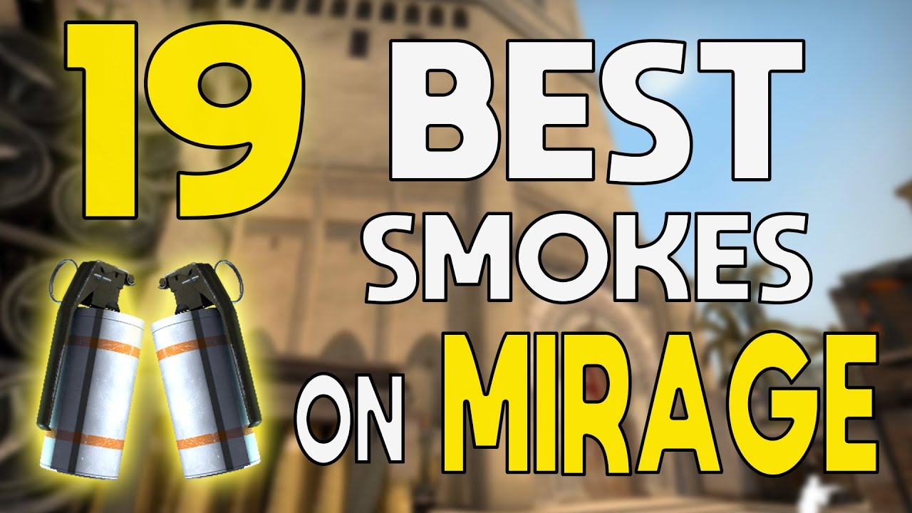 19 Essential SMOKES on Mirage CS;GO [2021]🔥19 NAJBARDZIEJ PRZYDATNYCH ...