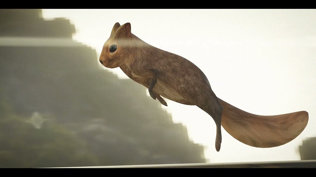 Squirrel animation, short film wip, Blender 2.93 cycles - YouTube