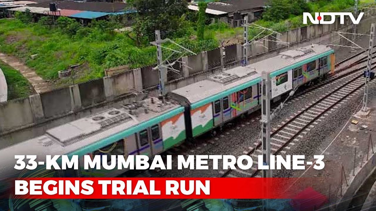33-Km Mumbai Metro Line-3 Begins Trial Run, Will Connect These Areas ...