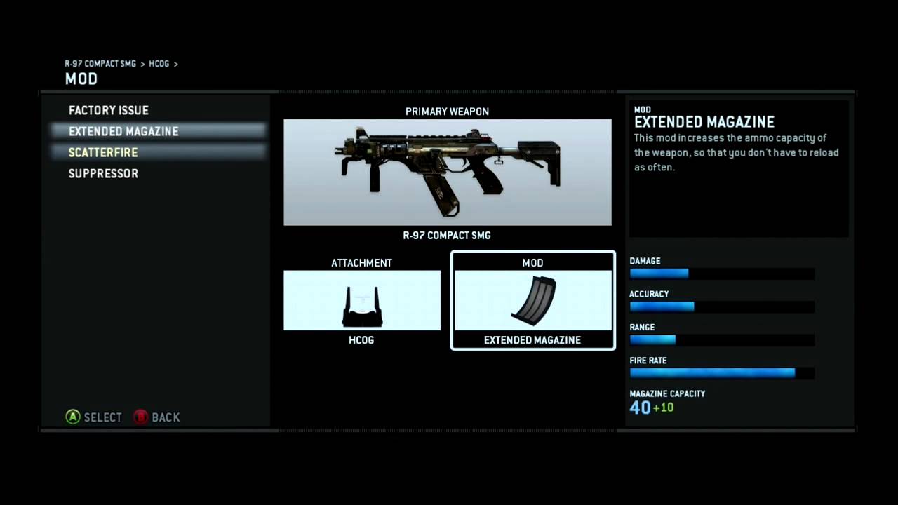 Titanfall: R-97 Compact SMG Attachments and Mods - YouTube