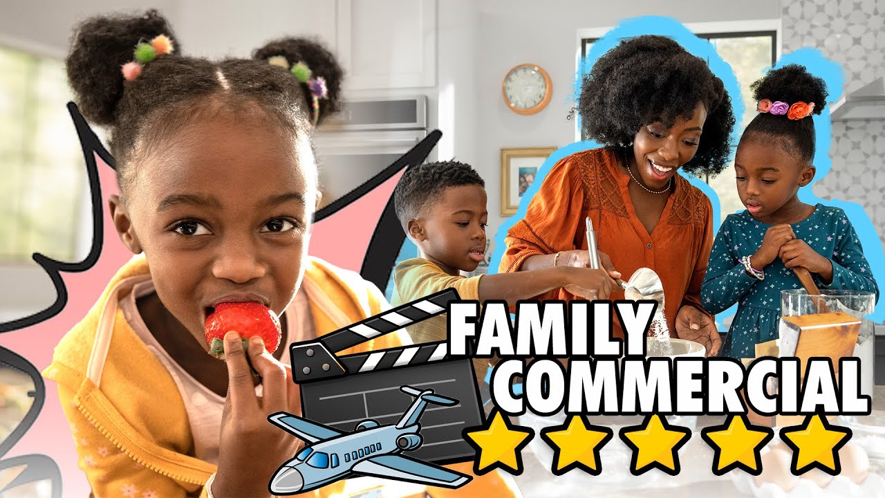 FLYING FOR THE FIRST TIME | Filming A National Family Commercial - YouTube