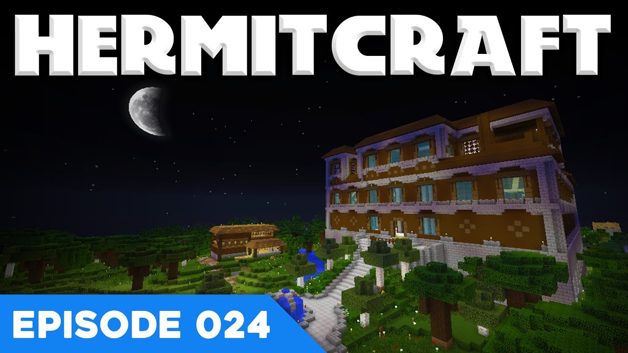 Hermitcraft V 024 | EPIC MANSION TOUR w/ xBCRAFTED | A Minecraft Let's ...