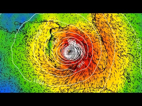 Hurricane Helene Animated Track - 2024-09-23 06z GFS - YouTube