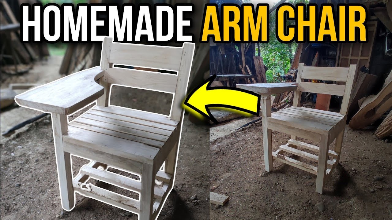 Paano gumawa ng Arm Chair | PAANO gumawa ng Chair - YouTube